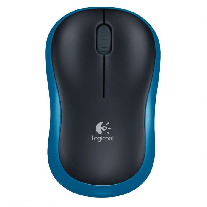Bezdrátová myš Logitech M185 - optická, modrá | OFFICEO.cz