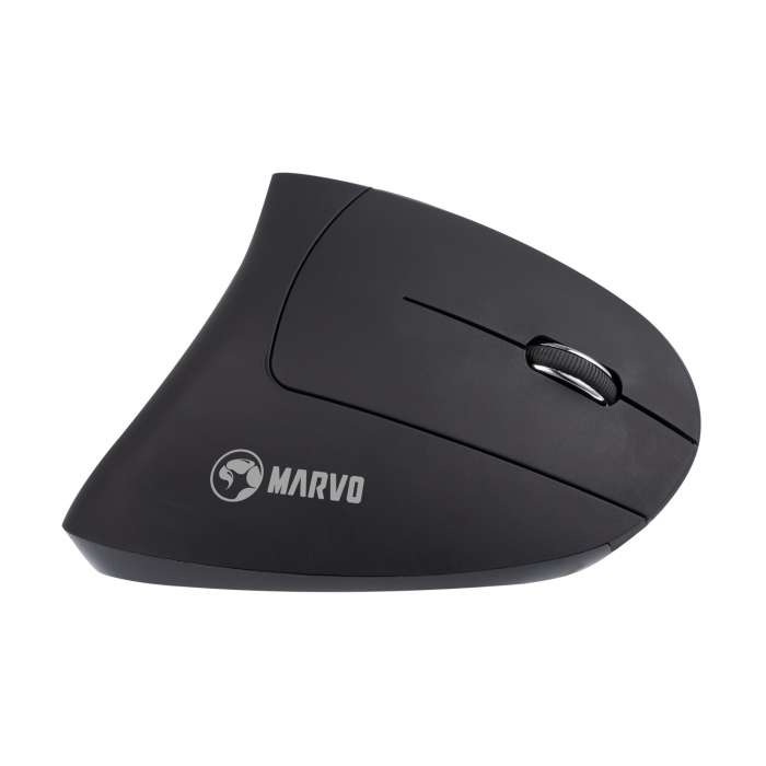 Bezdrátová ergonomická myš Marvo M706W - vertikální, USB, černá ...