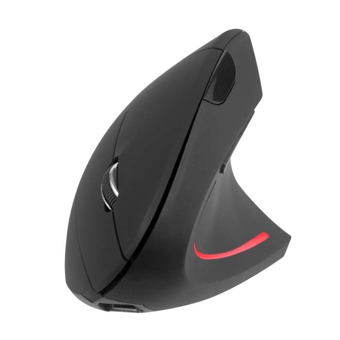 Bezdrátová ergonomická myš Marvo M706W - vertikální, USB, černá ...