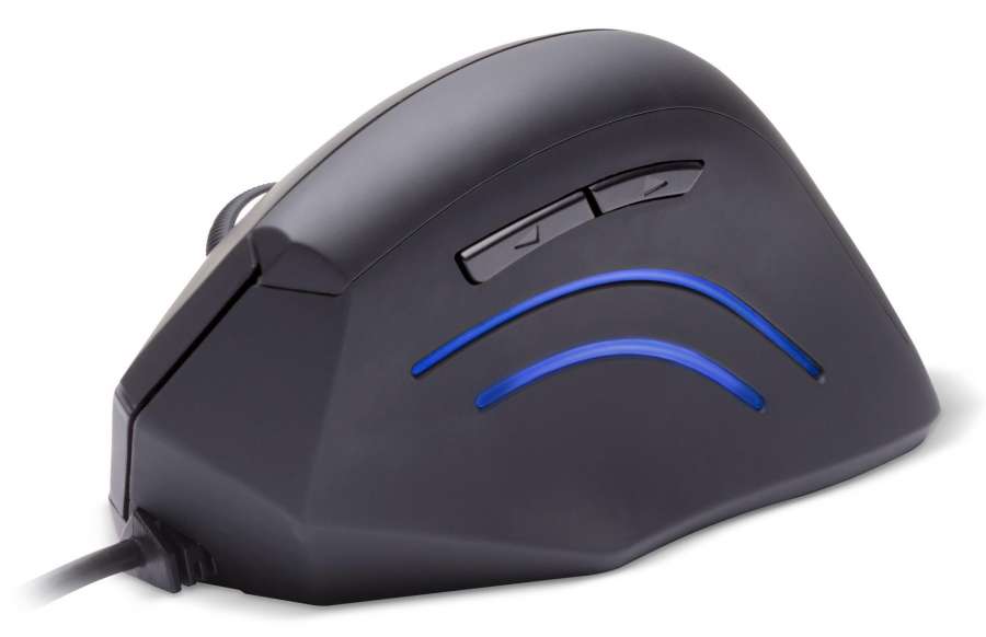 Drátová ergonomická myš Connect It FOR HEALT - vertikální, černá ...