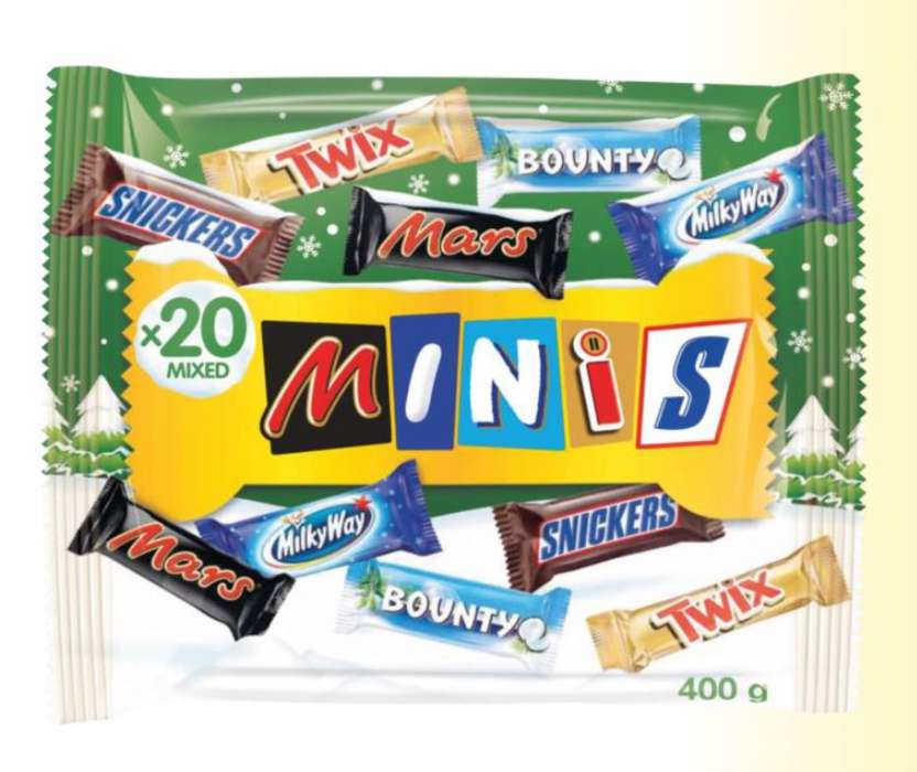 DÁREK: Mars Winter Minis mix tyčinek 400g | OFFICEO.cz