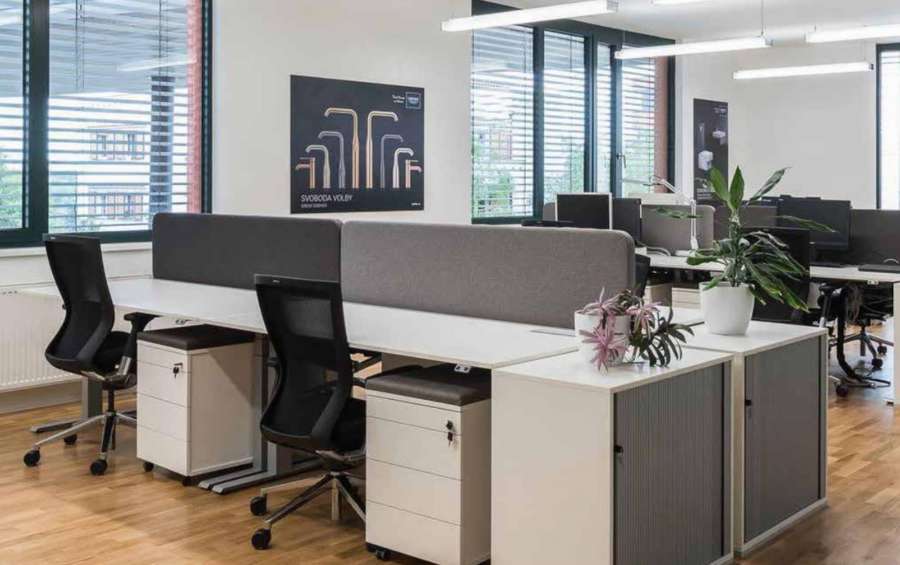 Paraván MD Alfa 625 - 160x50 cm, červený | OFFICEO.cz