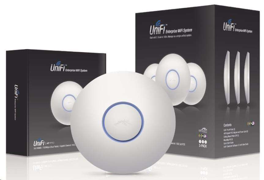 UBNT UniFi AP AC Pro 2.4 + 5GHz - vnitřní, 3-pack | OFFICEO.cz