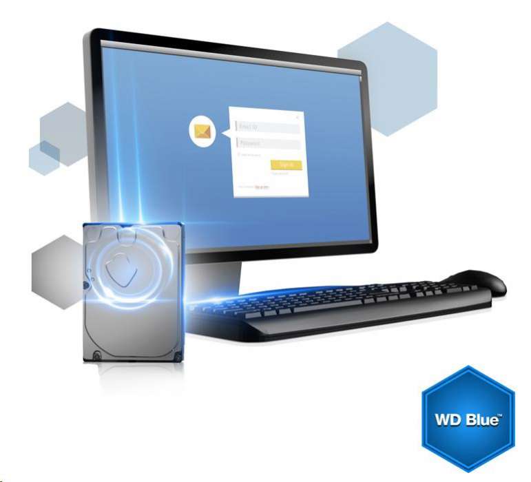 WD BLUE WD5000AZRZ - 500GB | OFFICEO.cz
